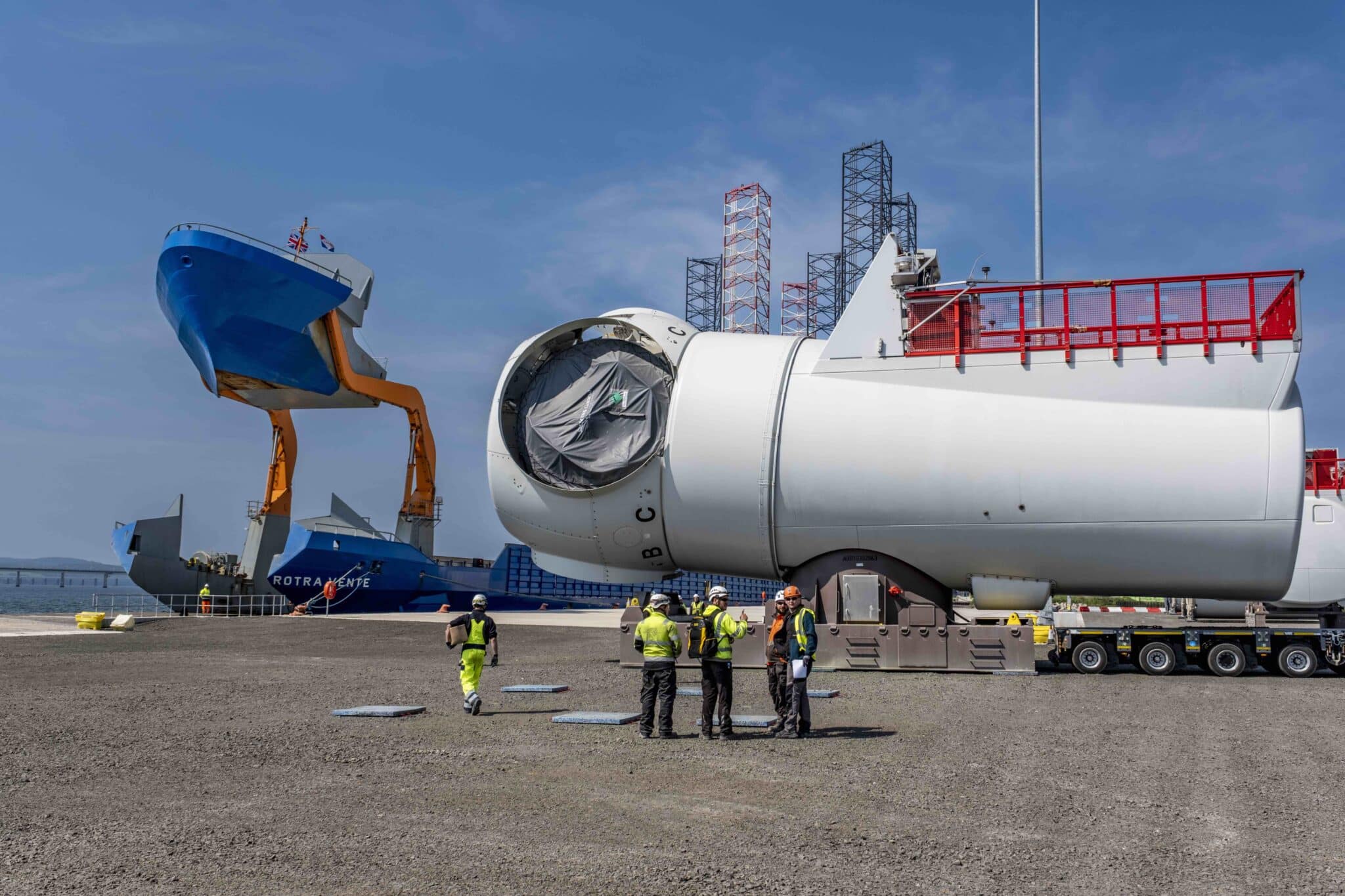 Arrival of nacelles moves Neart na Gaoithe wind farm closer to ...